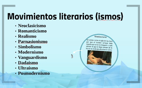 Movimientos literarios (ismos) by dolfi jesus on Prezi