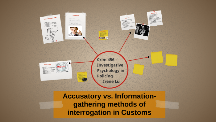 Accusatory vs. Information-gathering methods of interrogatio by Irene ...