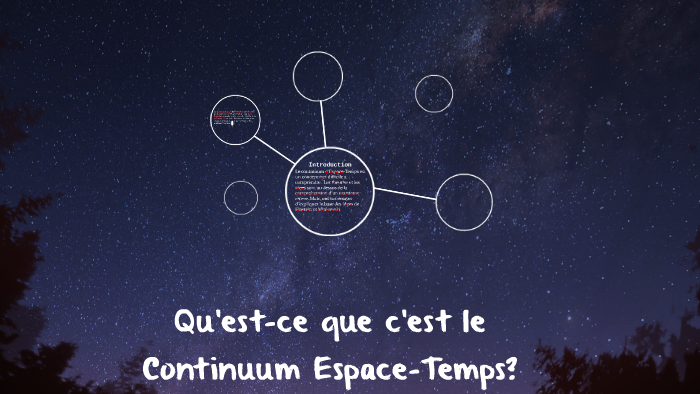 Qu'est-ce que c'est le Continuum Espace-Temps by Lily Wray on Prezi