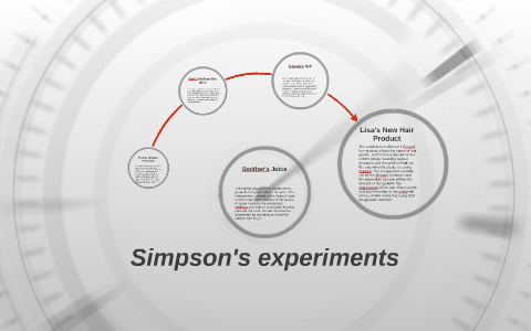 Simpson's experiments by Vincent Fauci on Prezi