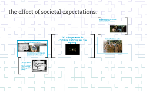 the effect of societal expectations by Sophie Kmeco on Prezi
