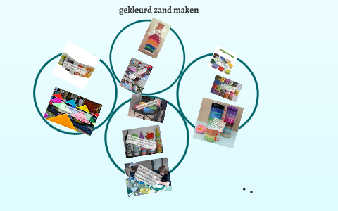 hoe we begone zijn met het maken van gekleurd zand by Sonja van Maurik ...