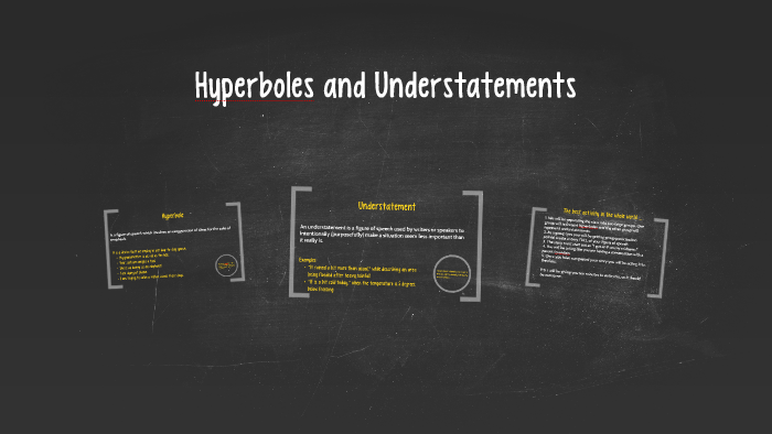 Hyperboles and Understatements by Kristin Earley on Prezi