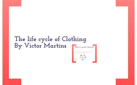 the life cycle of clothing by Victor Martins on Prezi