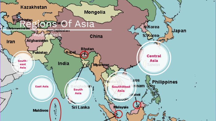 Regions of Asia by Audra Beck on Prezi