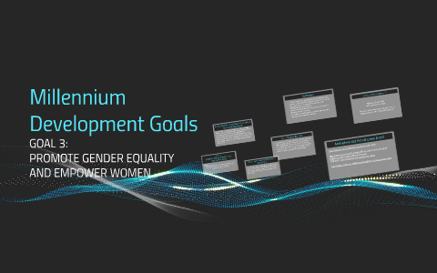 Millennium Development Goals - Goal 3 - Promote Gender Equality and ...