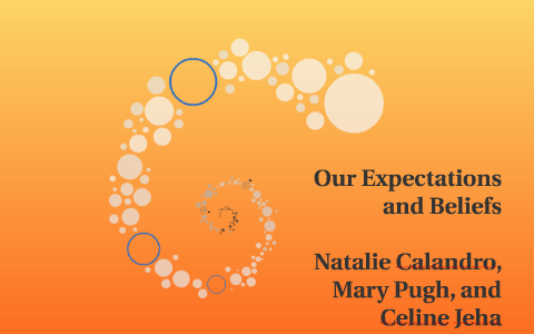 Our Expectations and Beliefs by Natalie Calandro