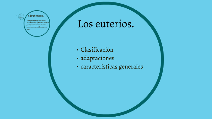 Los euterios. by julieta narnia on Prezi