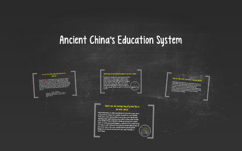 Ancient China's Education System by Julia Kromenacker on Prezi