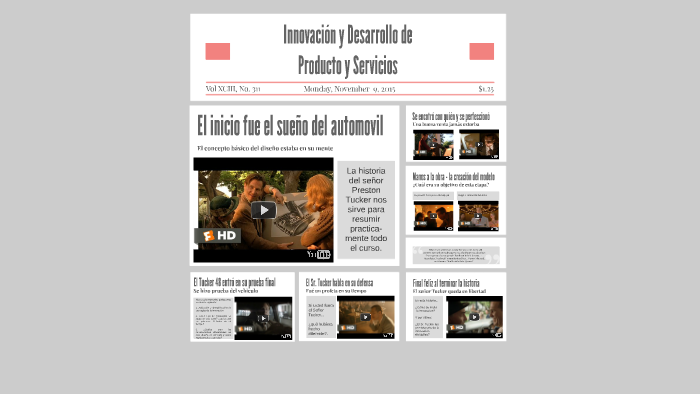 Innovación y Desarrollo de Producto y Proceso by federico aviles on Prezi