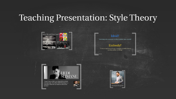 Style Theory by Finn Cohan on Prezi