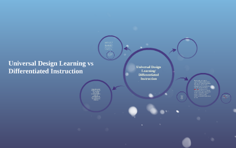 Universal Design Learning/ Differentiated Instruction by Daryle Martin ...