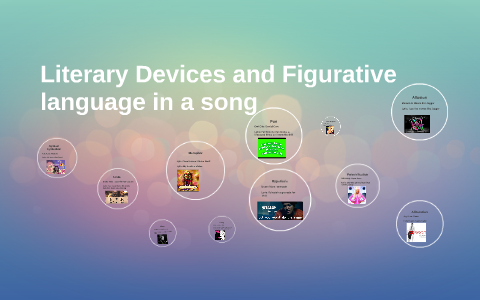 Literary Devices and Figurative language in a song by stephanie ...