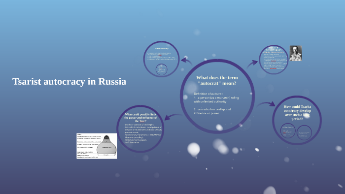 Tsarist autocracy in Russia by Sarah Kühn on Prezi
