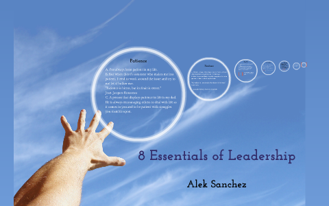 8 Essentials of Leadership by Alek Sanchez on Prezi