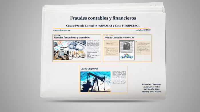 Fraudes Contables y Financieros (Casos) by valentina Chamorro Calle on ...