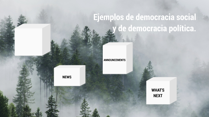 Ejemplos reales de democracia social y de democracia política. by ...