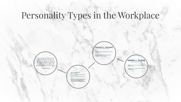 Personality Types in the Workplace by Anna Payne