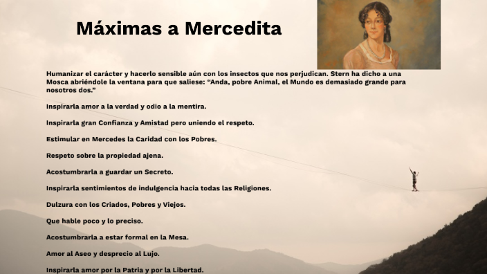 Las maximas de Mercedita by luna paye on Prezi