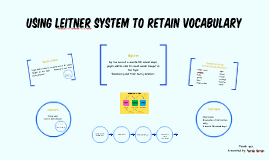 Using Leitner System to Retain Vocabulary, An Action Plan by Apple Ca ...