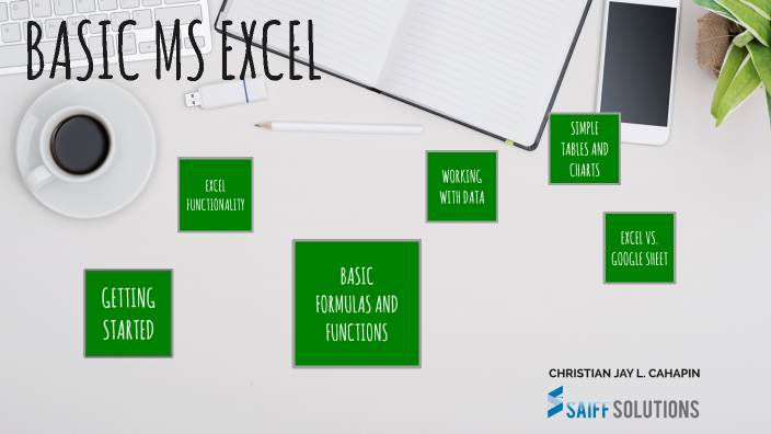 MS Excel Training - Level 1 (Basic) by nicolas villaume on Prezi
