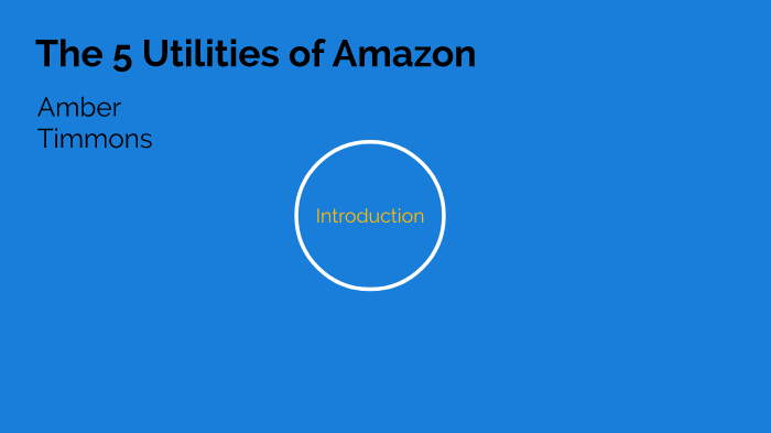 5 utilities of amazon by amber timmons on Prezi