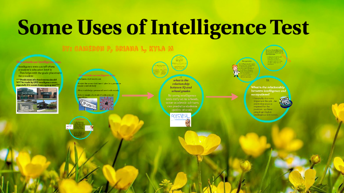 Some Uses of Intelligence Test by Kyla Maxey on Prezi