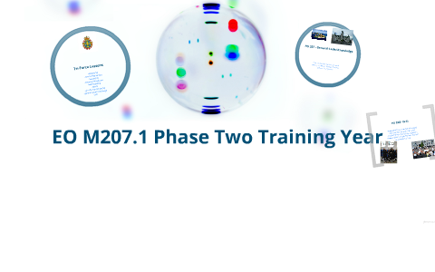 Phase Two Training Opportunities by Sarah Swayze