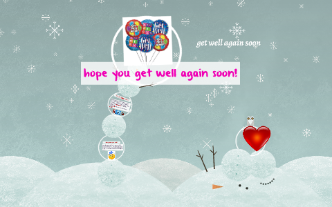 hope you get well again soon! by Anna katinka Forsmark on Prezi