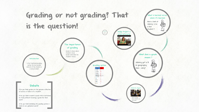 SHOULD THE GRADING SYSTEM BE ABOLISHED IN SCHOOL? by Antinéa Lombard