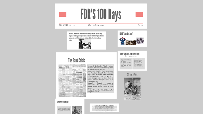 FDR'S 100 Days by Olivia Camenzind on Prezi