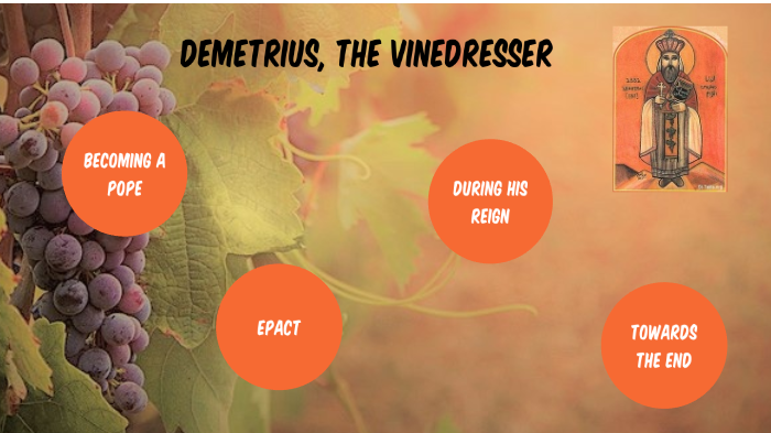 Pope Demetrius by Marina Nassif on Prezi