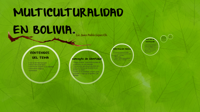 MULTICULTURALIDAD EN BOLIVIA by Juanpa Lopez on Prezi