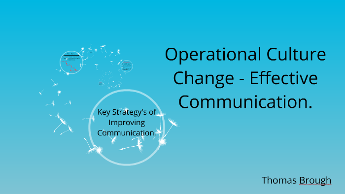 Operational Culture Change by Thomas Brough