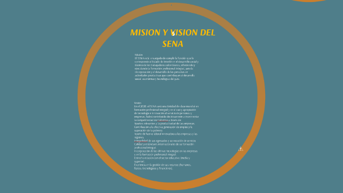 MISION Y VISION DEL SENA by yoryi yubanny cardona rojas on Prezi