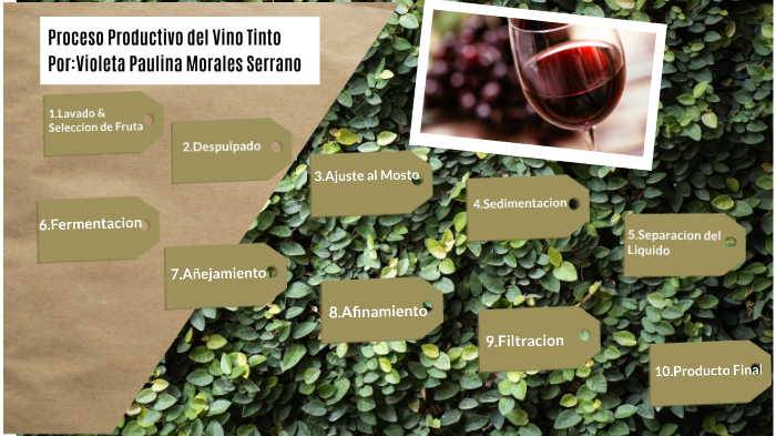 Proceso Productivo del Vino Tinto by Violeta Serrano on Prezi