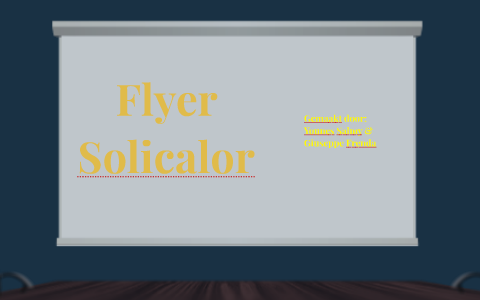 Flyer Solicalor by Giuseppe Frenda on Prezi