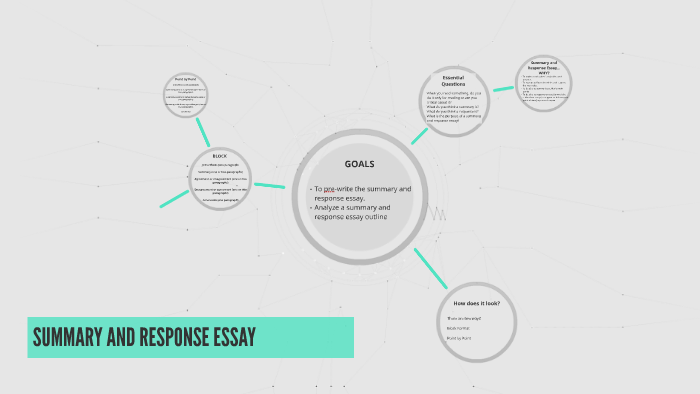 SUMMARY AND RESPONSE ESSAY by Hamilton Quezada on Prezi