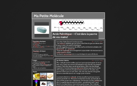 Acide Palmitique by Dominique Romain on Prezi