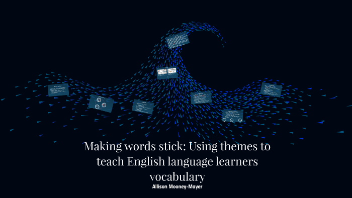 Making words stick: Using themes to teach ELL vocabulary by Allison ...