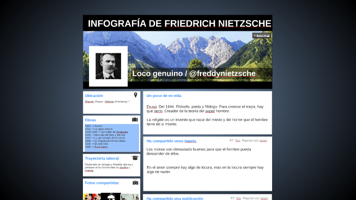 INFOGRAFÍA DE FRIEDRICH NIETZSCHE by Carlos Arjona on Prezi