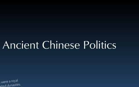 Ancient Chinese Political Structure by Jack Mumme on Prezi