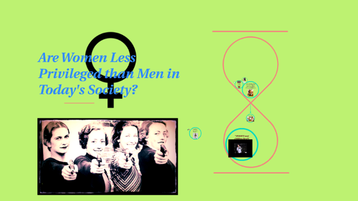 Are Women Less Privileged than Men in Today's Society? by Julia Connor ...