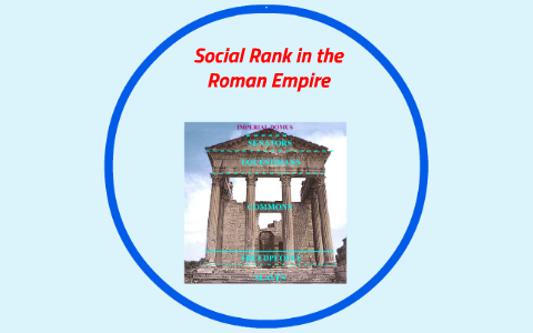 Social Rank in the Roman Empire by R A on Prezi