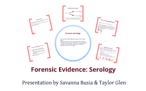 Serology (Forensic Evidence) by Savanna-Jae Busia on Prezi