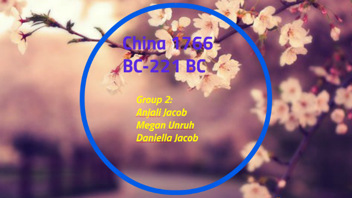 China 1766 BC-221 BC by Daniella Jacob