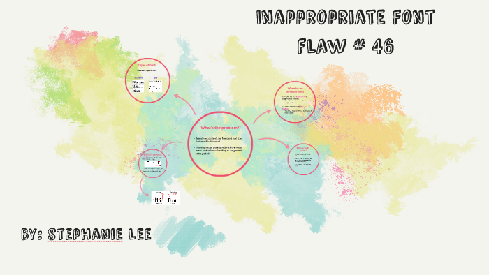 Inappropriate Font by Stephanie Lee on Prezi