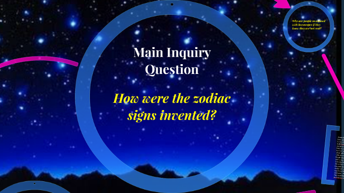 How were the zodiac signs invented? by Lindsey Weeber