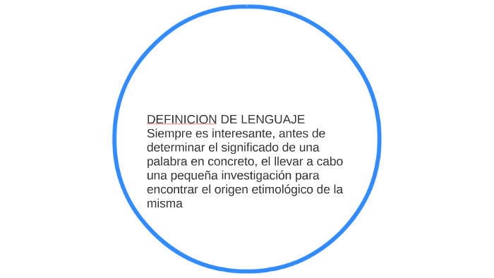 DEFINICION DE LENGUAJE by wendy mejia on Prezi