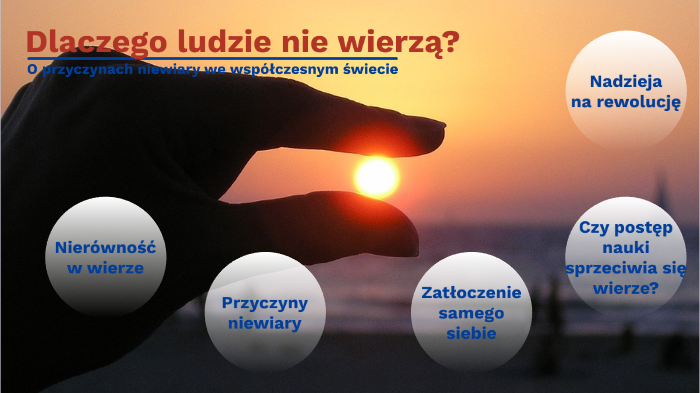 1. Dlaczego ludzie nie wierzą? by Andrzej Lojtek on Prezi